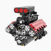 TOYAN V8 Engine FS-V800GCS with Supercharger Engine DIY Set 28cc 8-Cyl ...